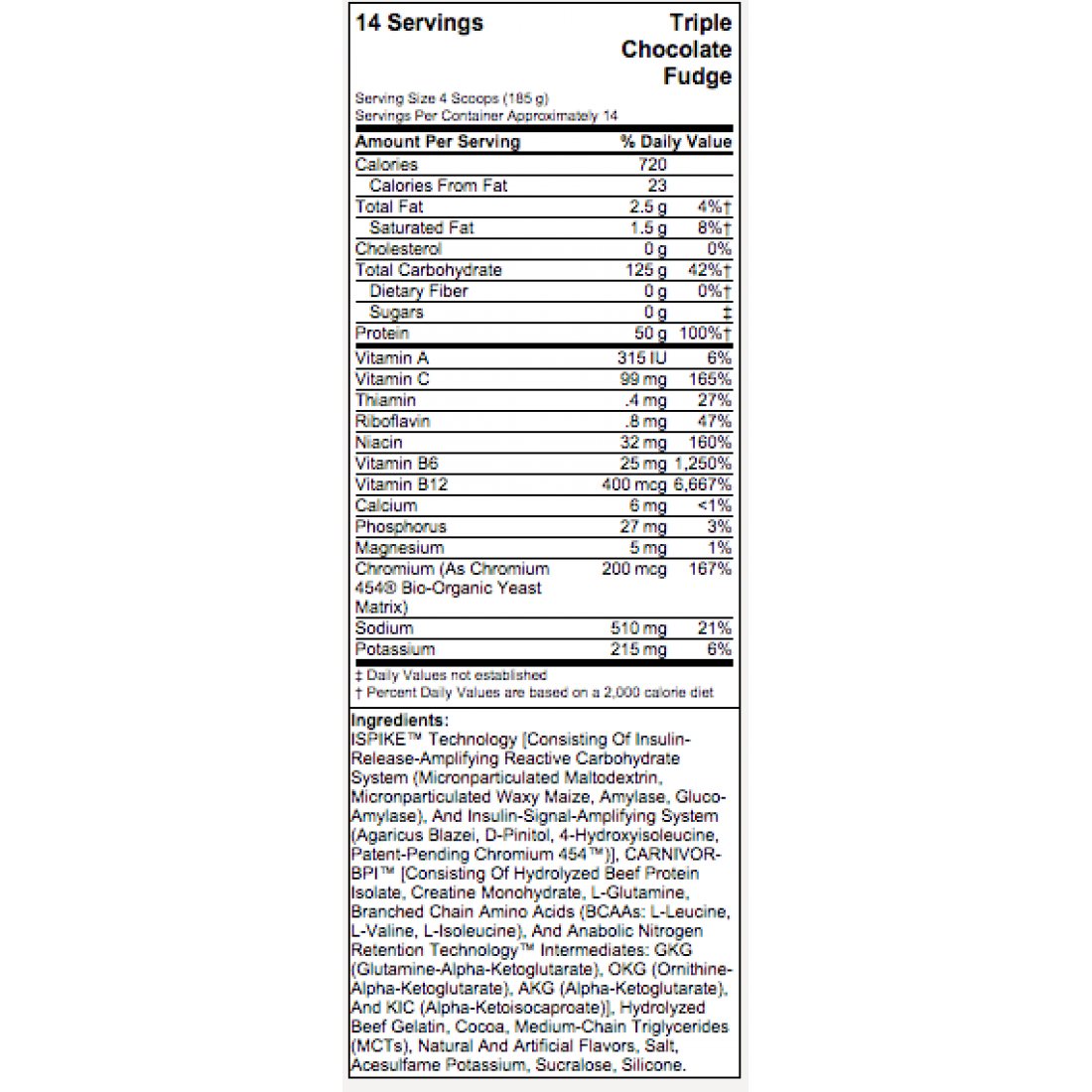 Carnivor Mass 6lbs. De MuscleMeds