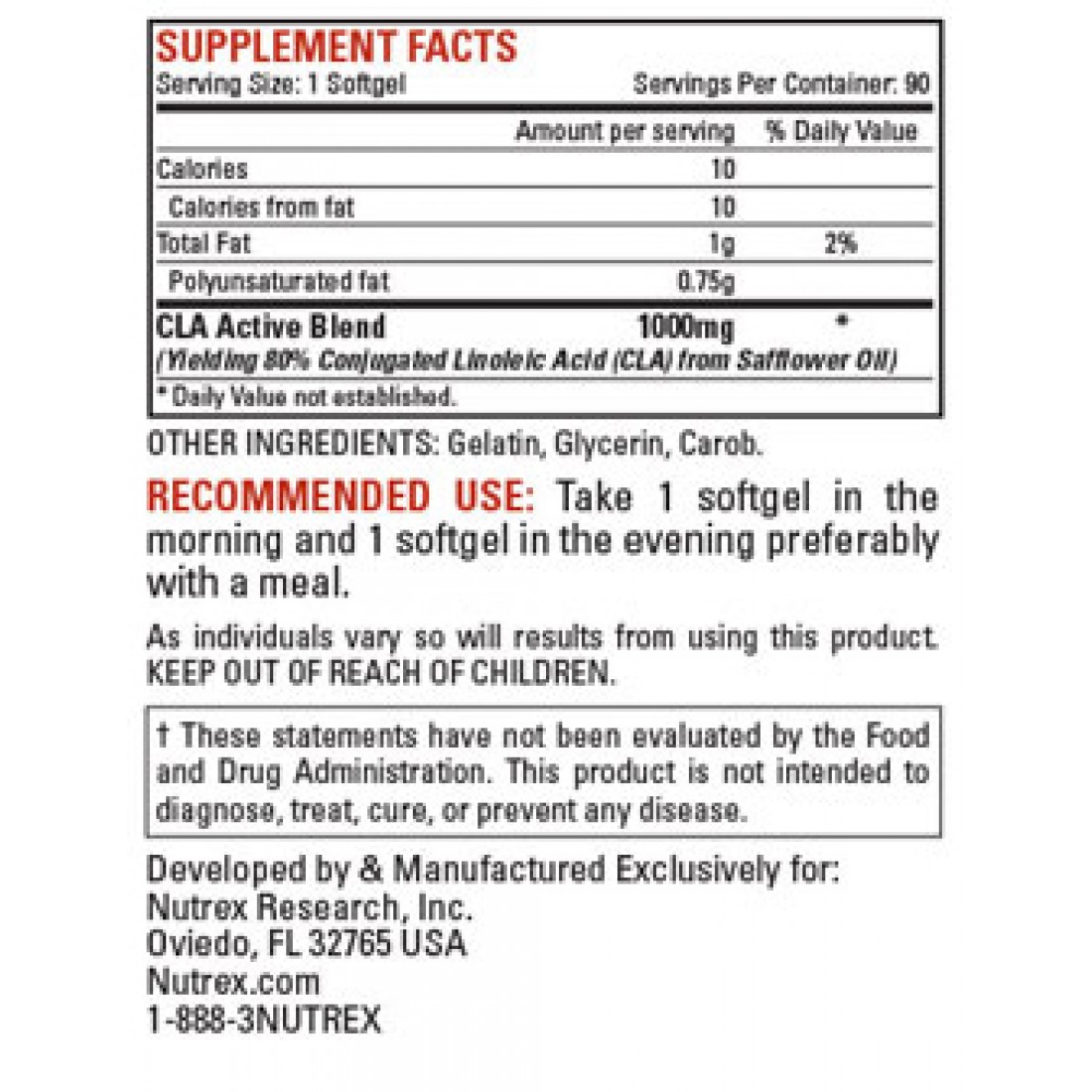 Lipo-6 CLA 180caps. De Nutrex